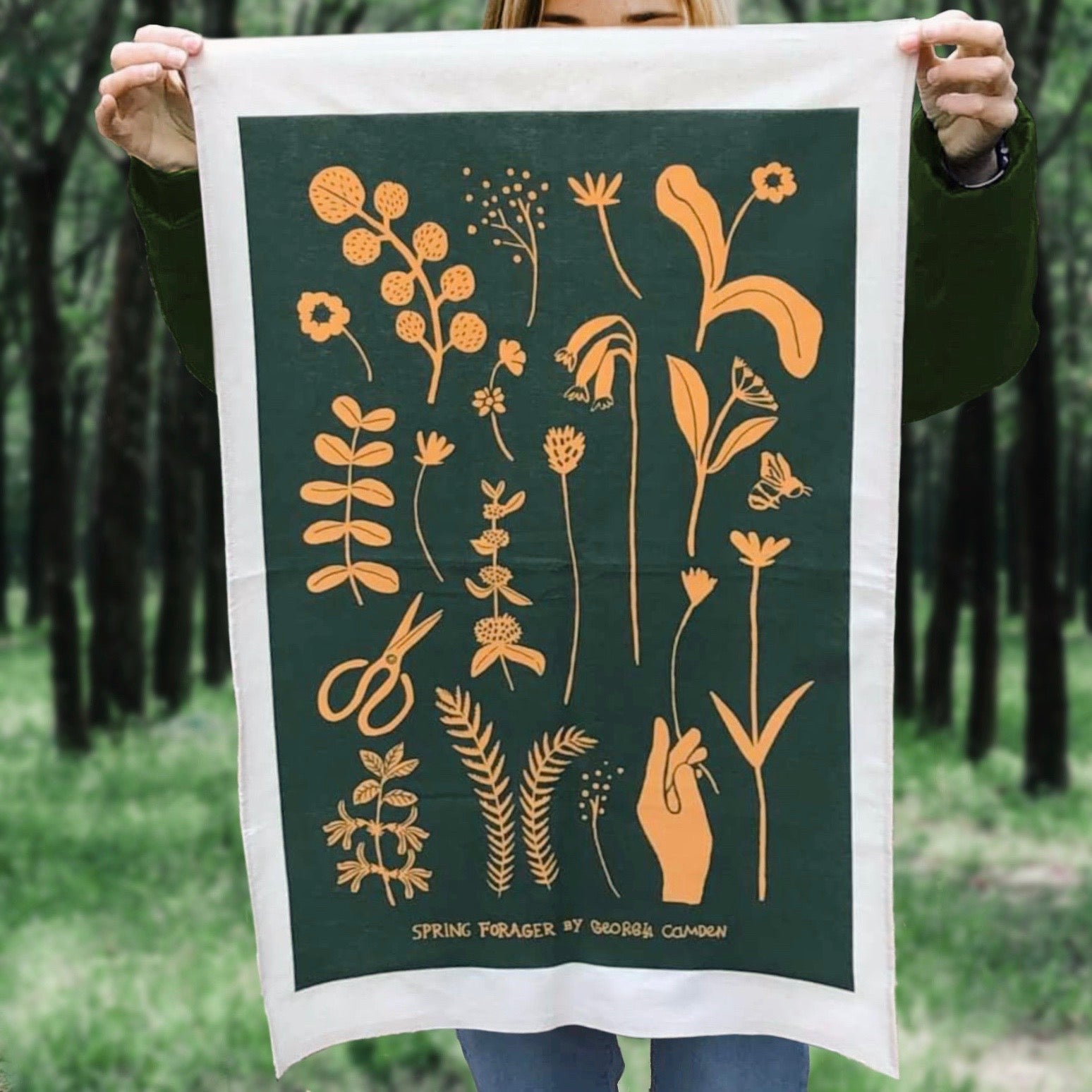 Growing Wilder | 100% Organic Cotton Tea Towels | GOTS Certified