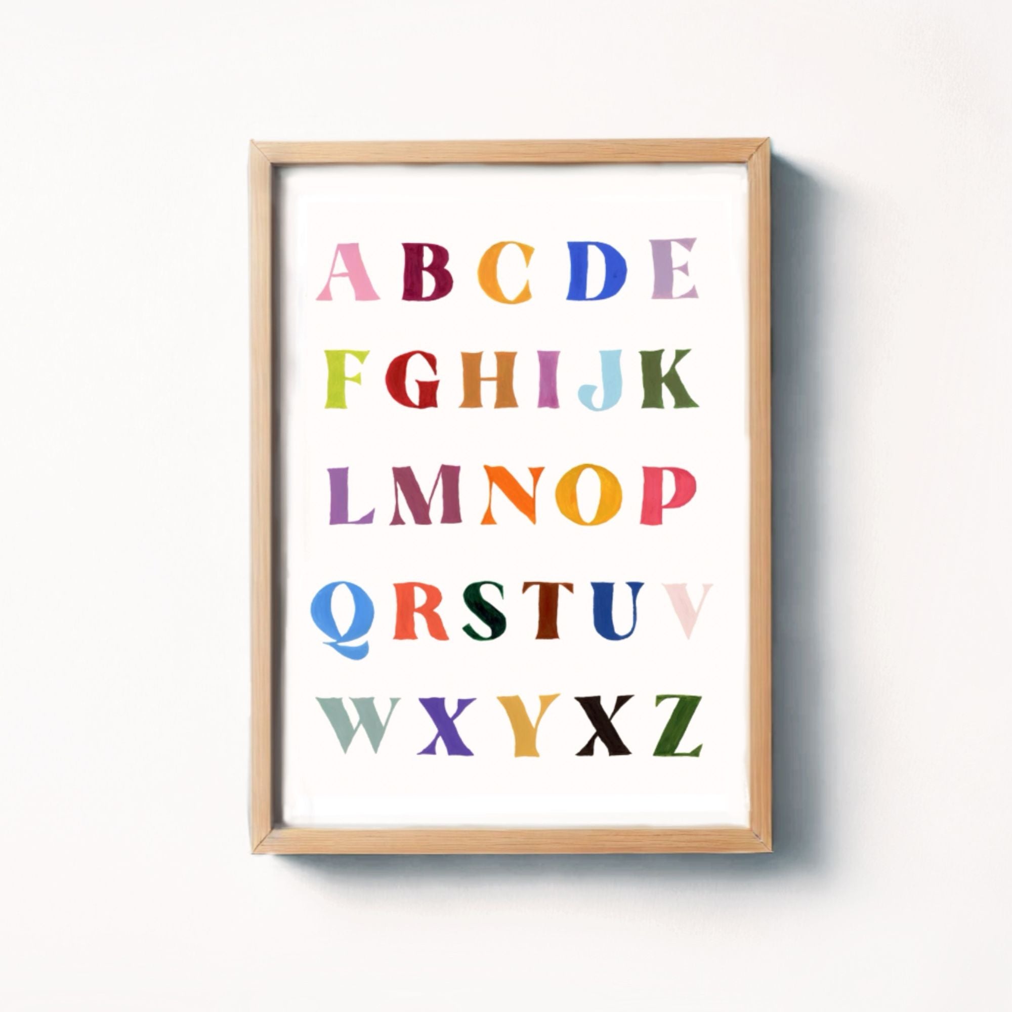 Alphabet Poster Print – Growing Wilder